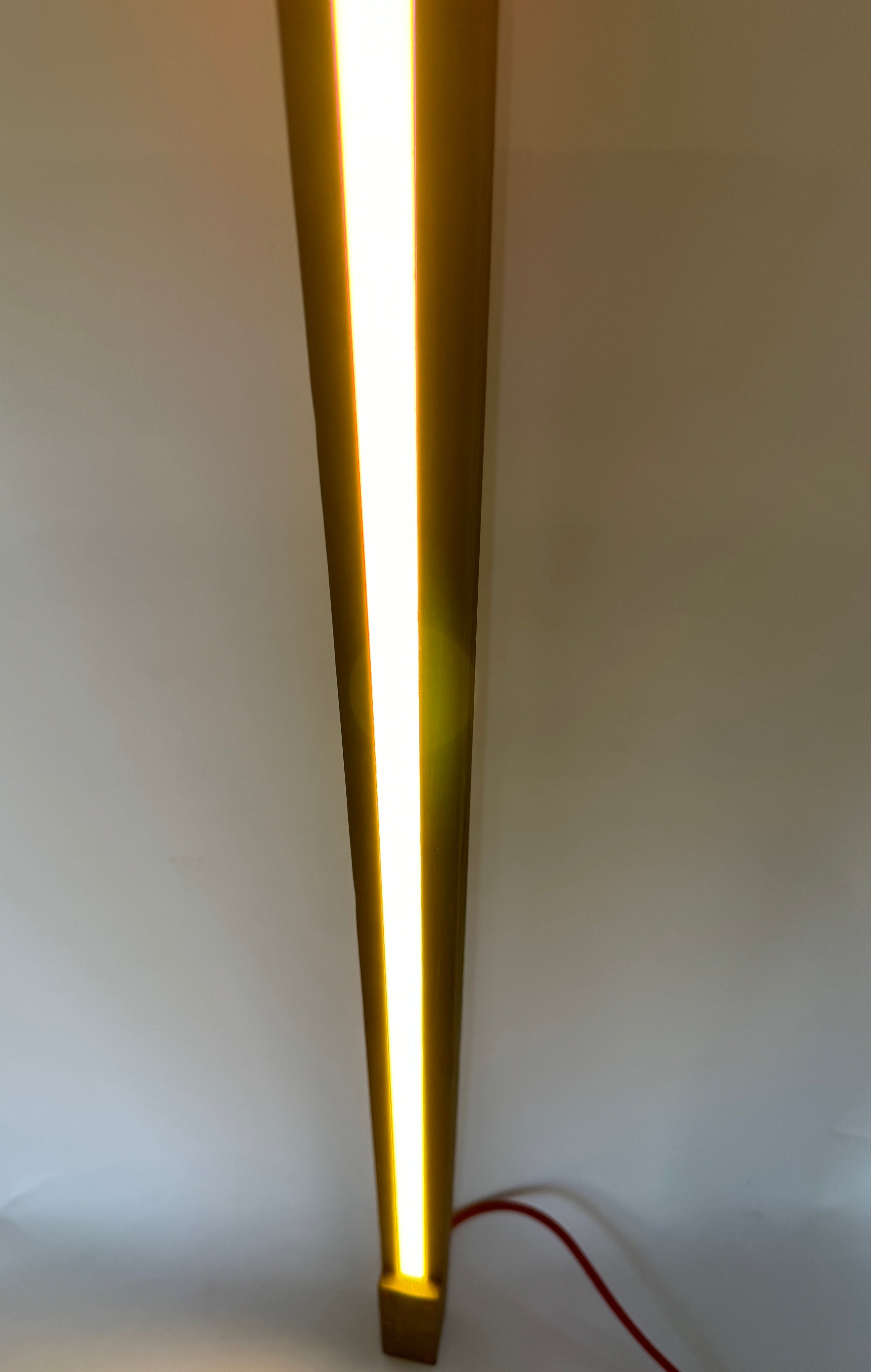 The Burnside: Yakisugi Leaning Floor Lamp | Black Linear Floor Lamp | K ...